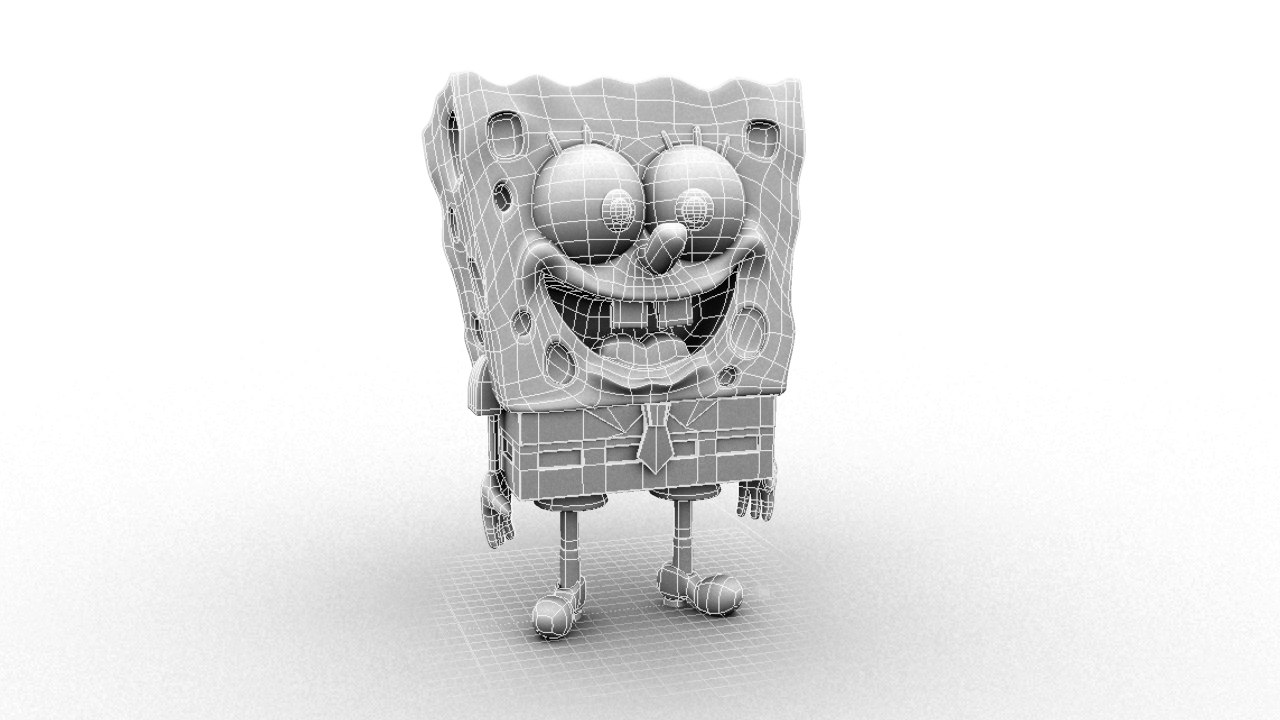 spongebob squarepants 3d model