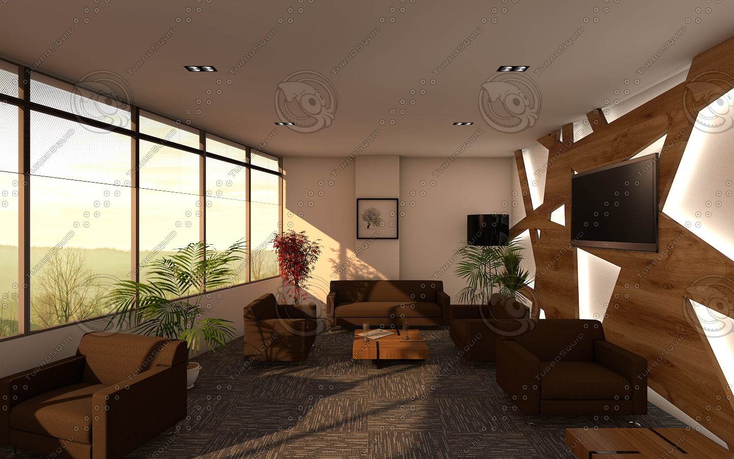 3d office model