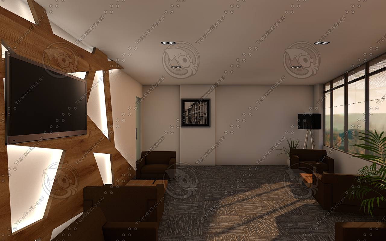 3d office model