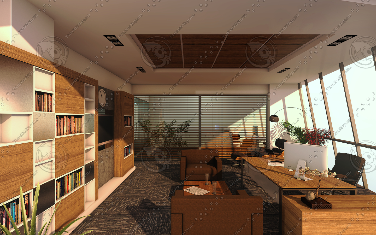 3d office model