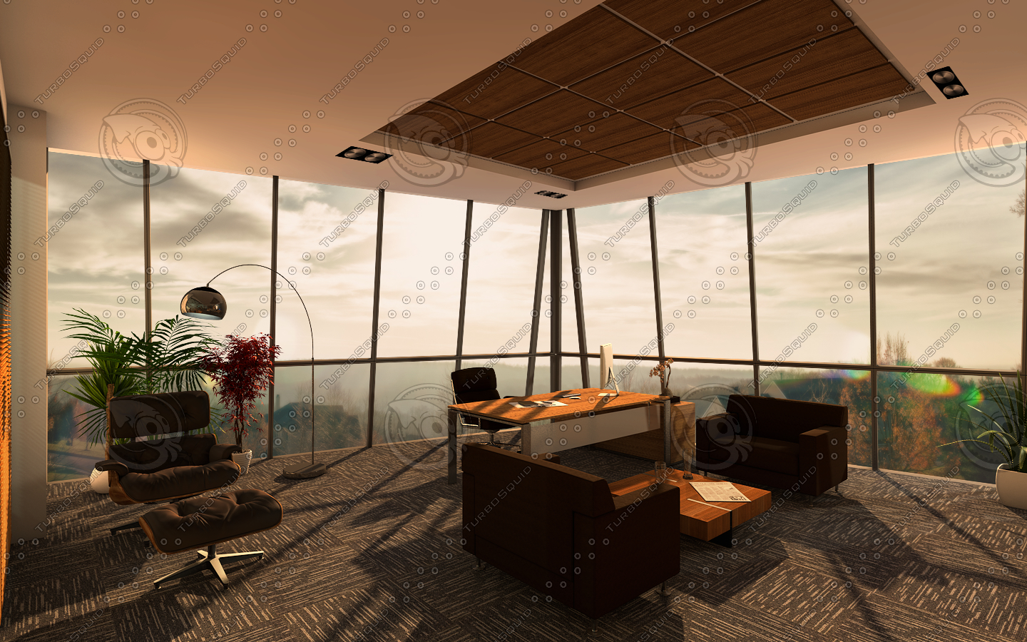 3d office model