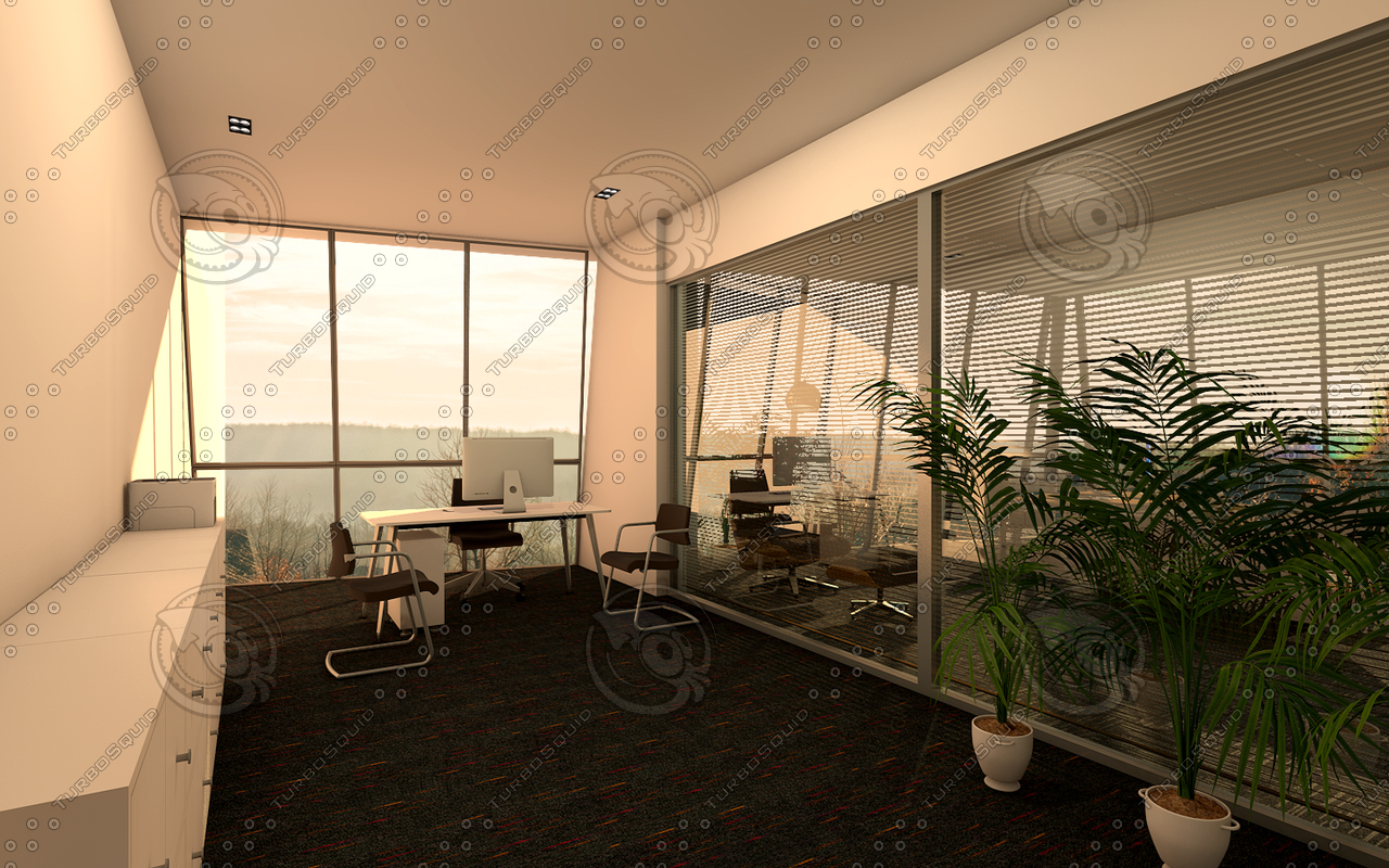 3d office model