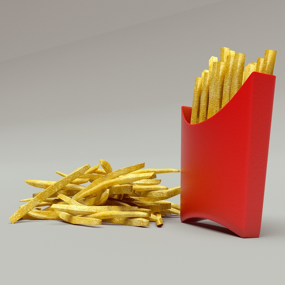 3ds max fries