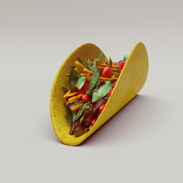 3D Taco Models | TurboSquid