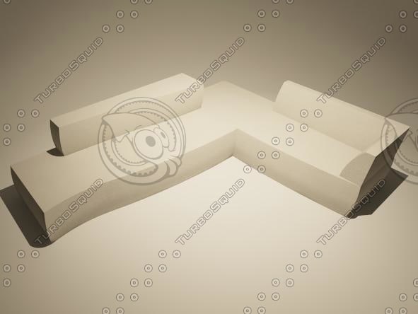 Building Revit Family sofa sectional couch