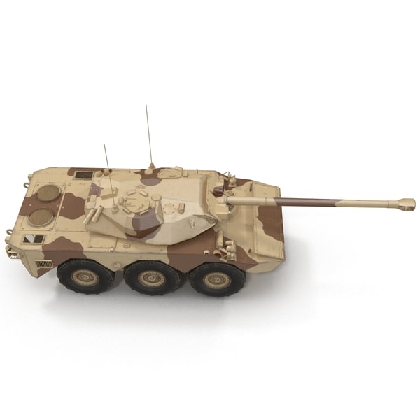 3d armoured vehicle amx 10 model