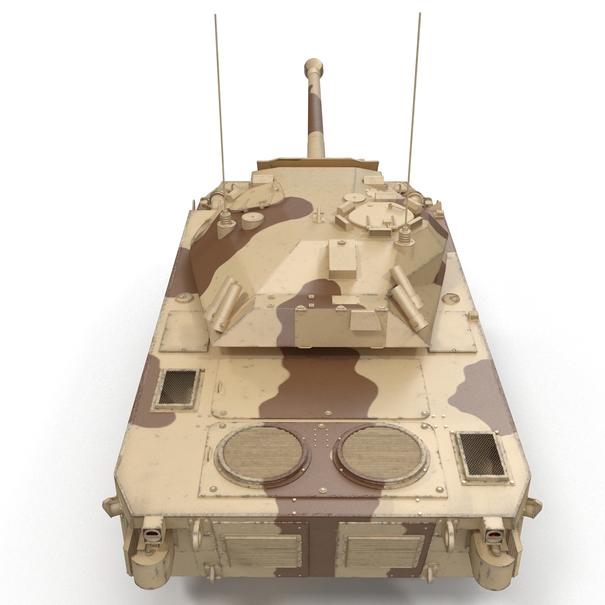 3d armoured vehicle amx 10 model
