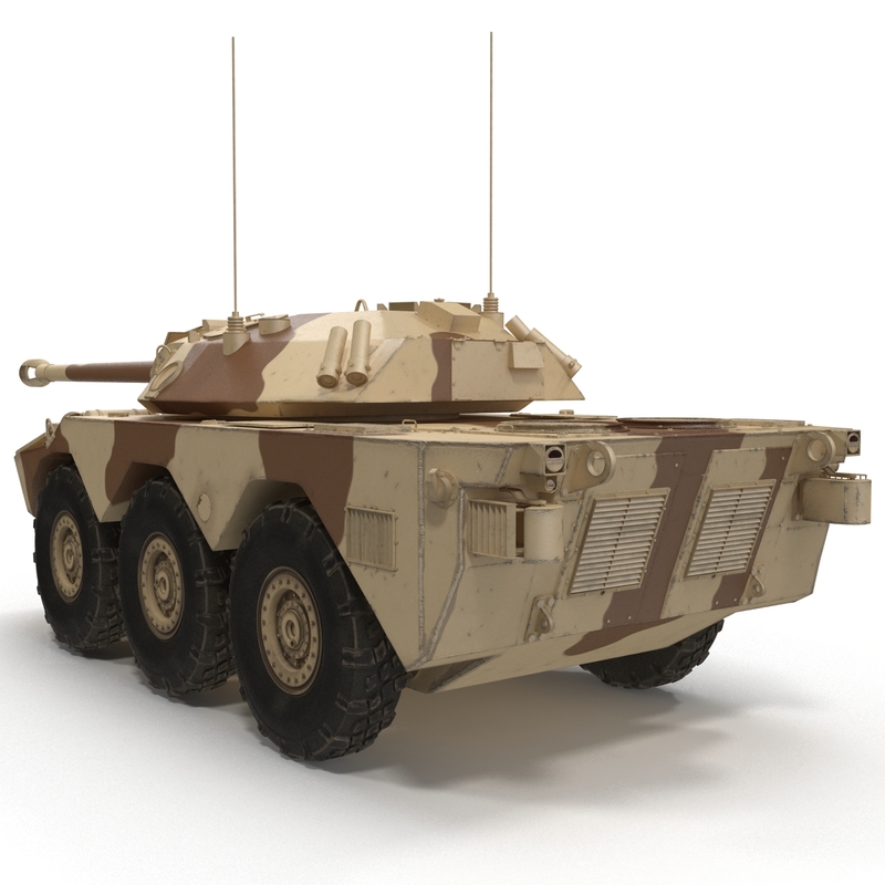 Veículo Blindado AMX 10 RC Rigged Modelo 3D - TurboSquid 844859