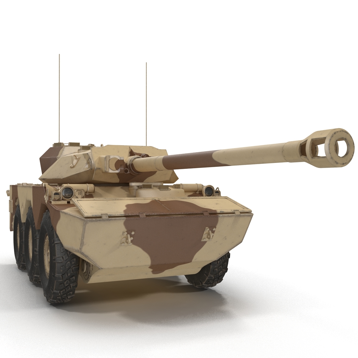 Veículo Blindado AMX 10 RC Rigged Modelo 3D - TurboSquid 844859
