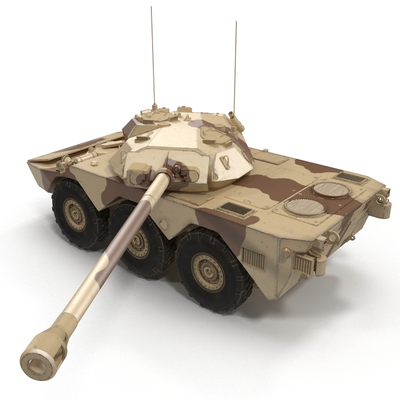 3d armoured vehicle amx 10 model