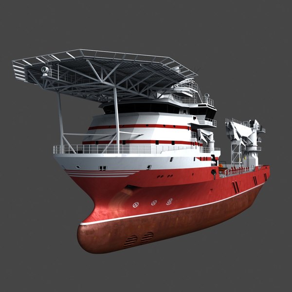support vessel mpsv boat 3d model