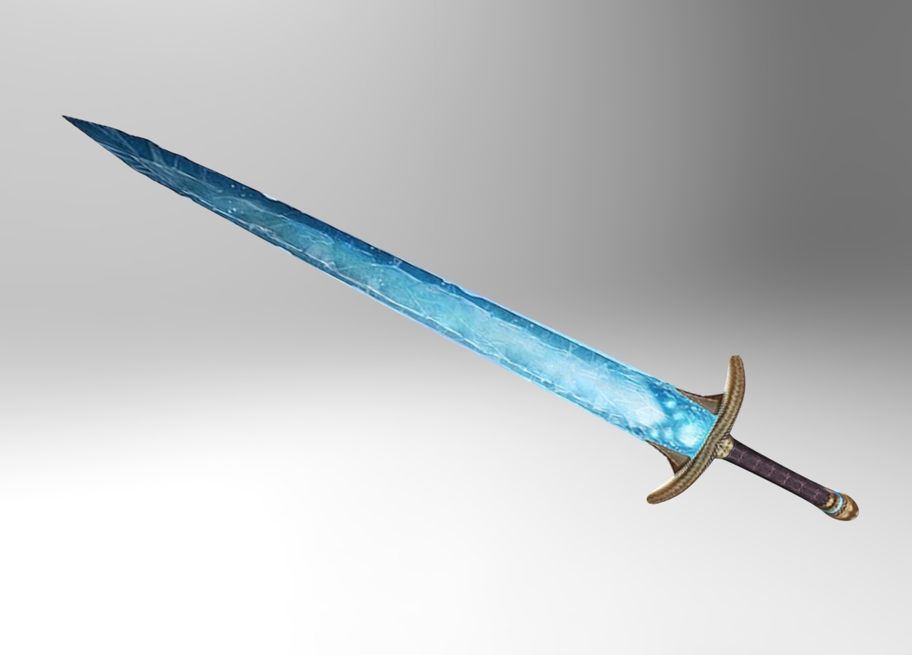 ice sword obj