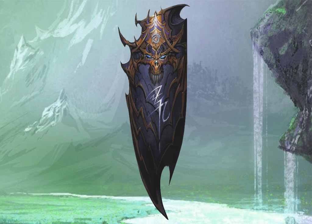 dragon shield blue 3d model