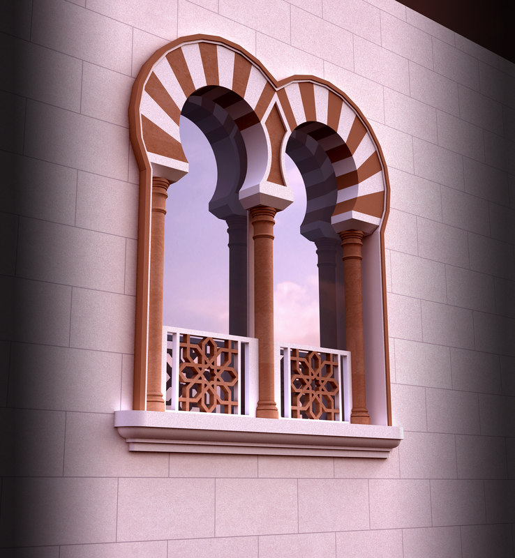 islamic window 3d model