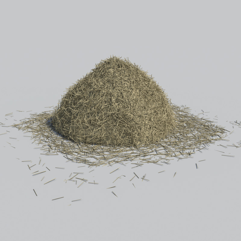 3d haystack hay model