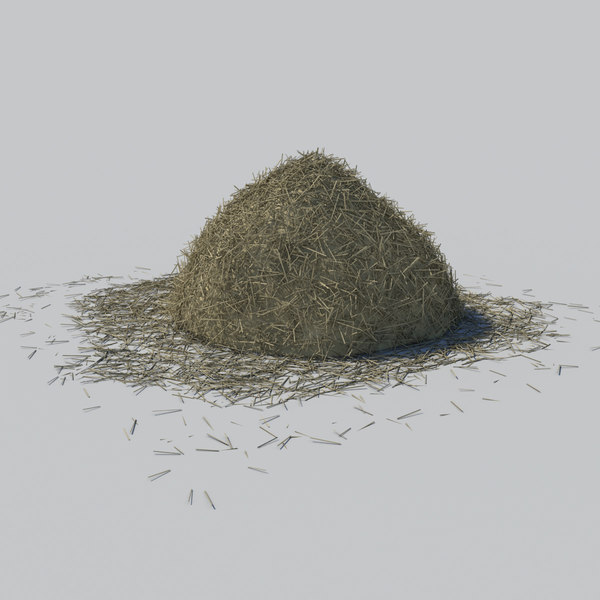 3d haystack hay model