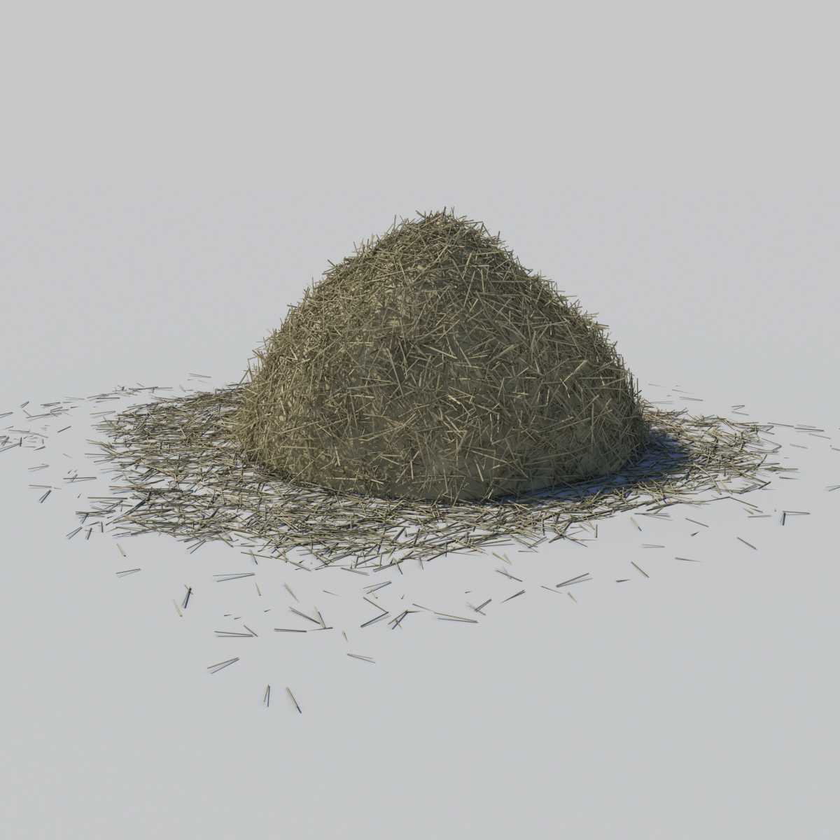 3d haystack hay model