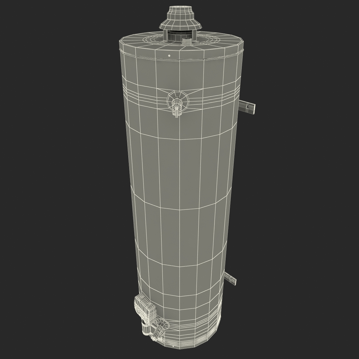 hot water heater 3d 3ds