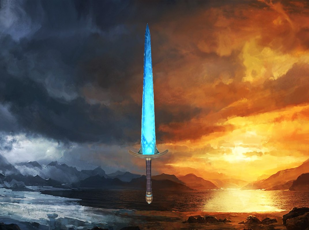 ice sword obj