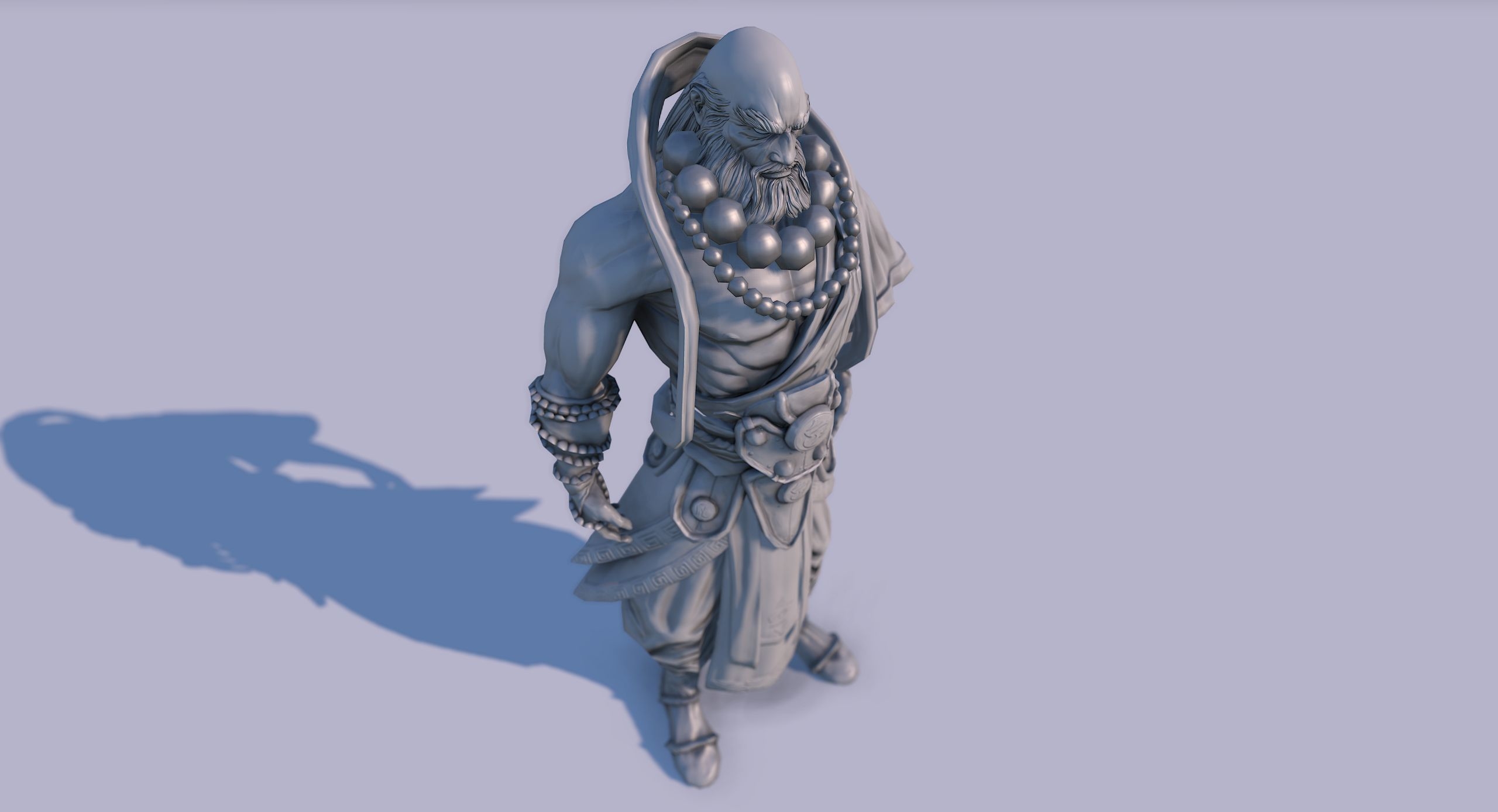 Personagem de monge Modelo 3D - TurboSquid 845093