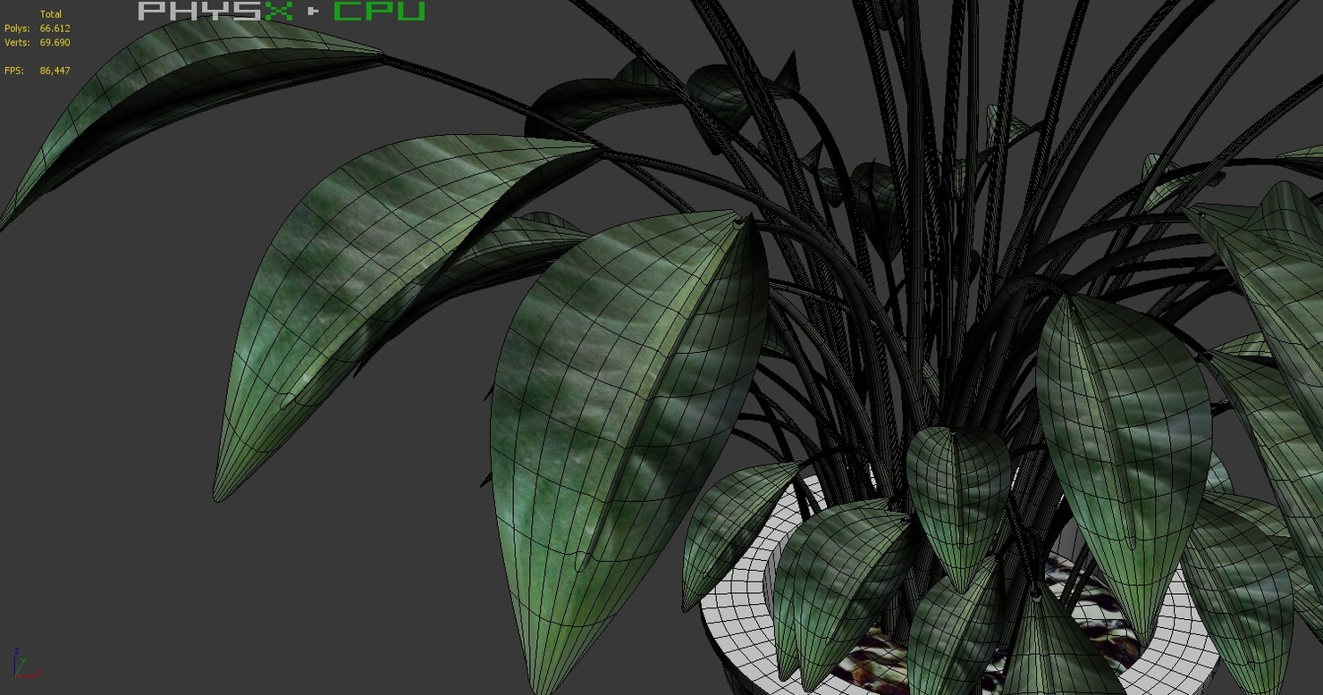 plant 3d obj