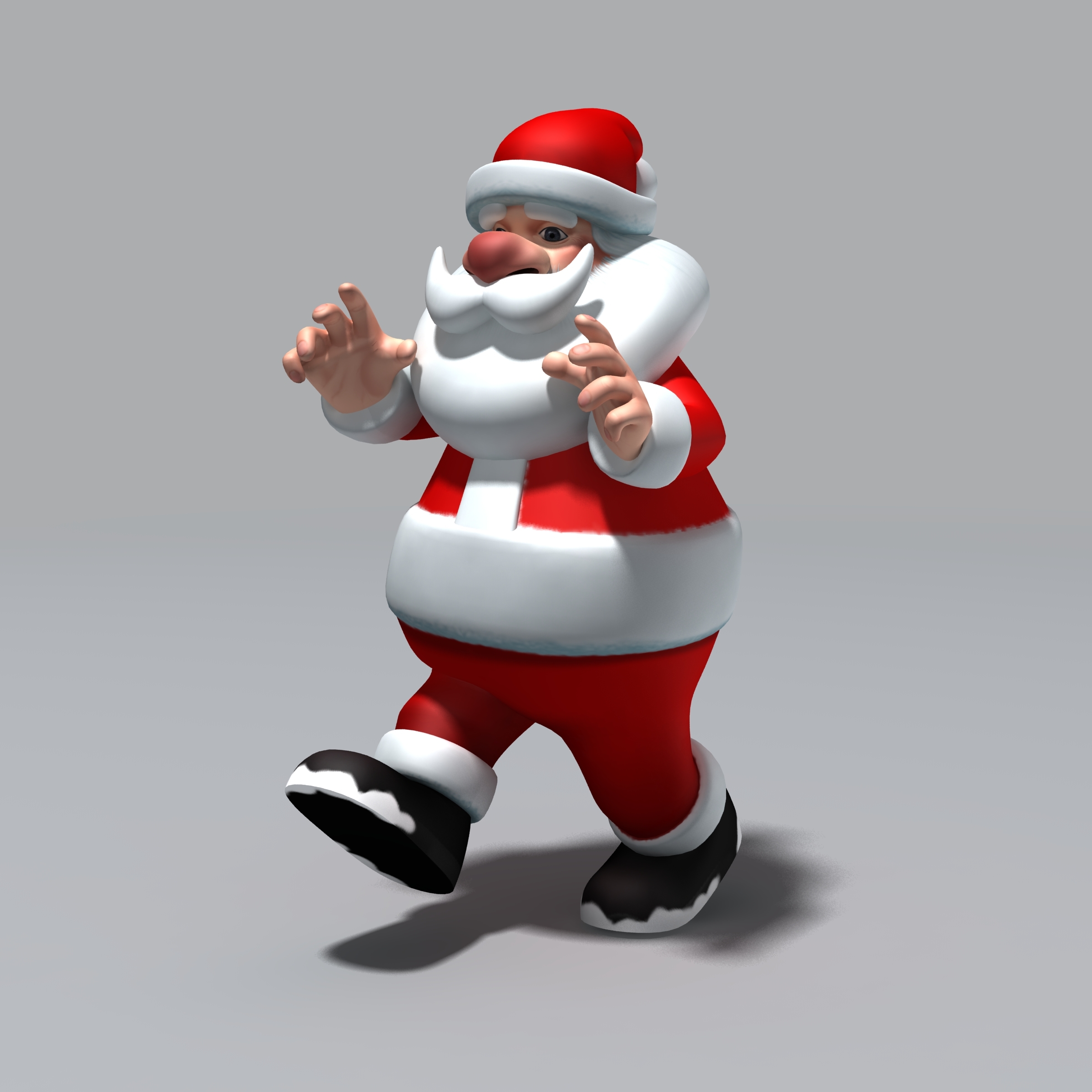 santa father christmas 3d model
