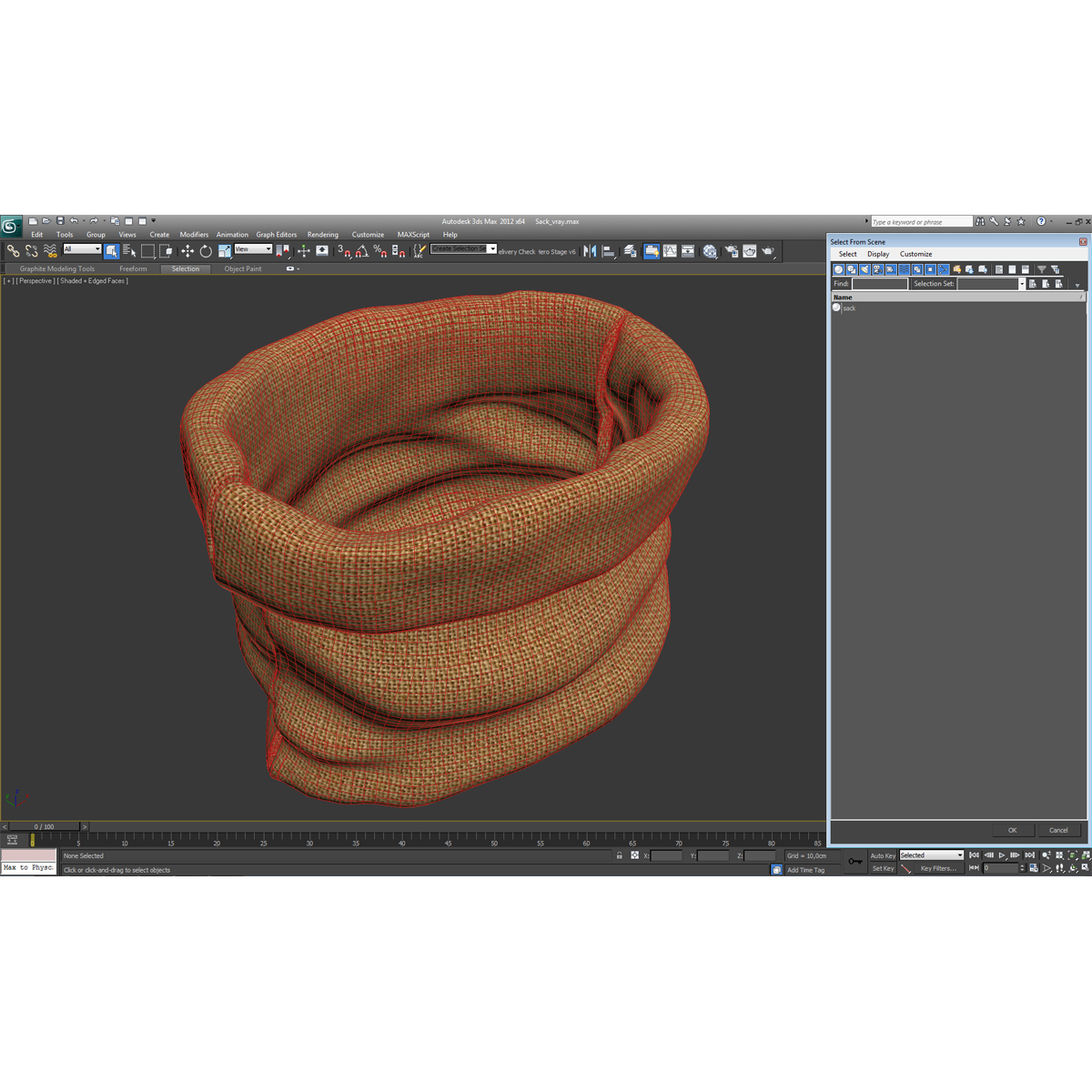 sack 3d model