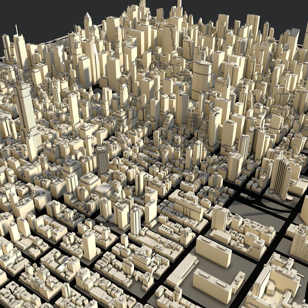 3d new york manhattan model