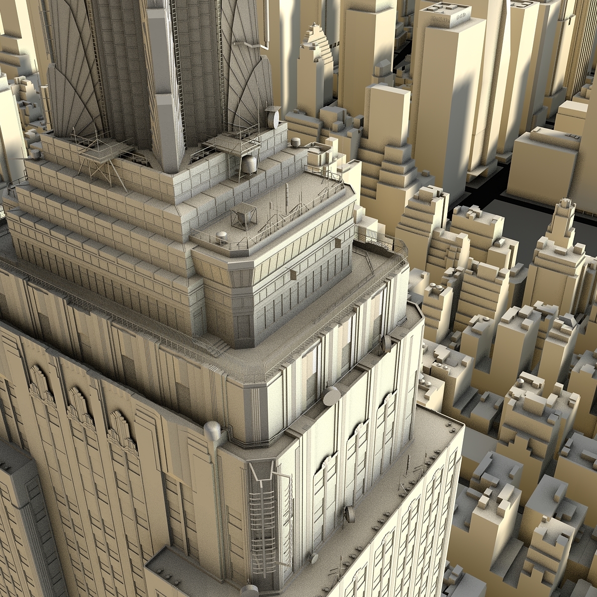 3d new york manhattan model