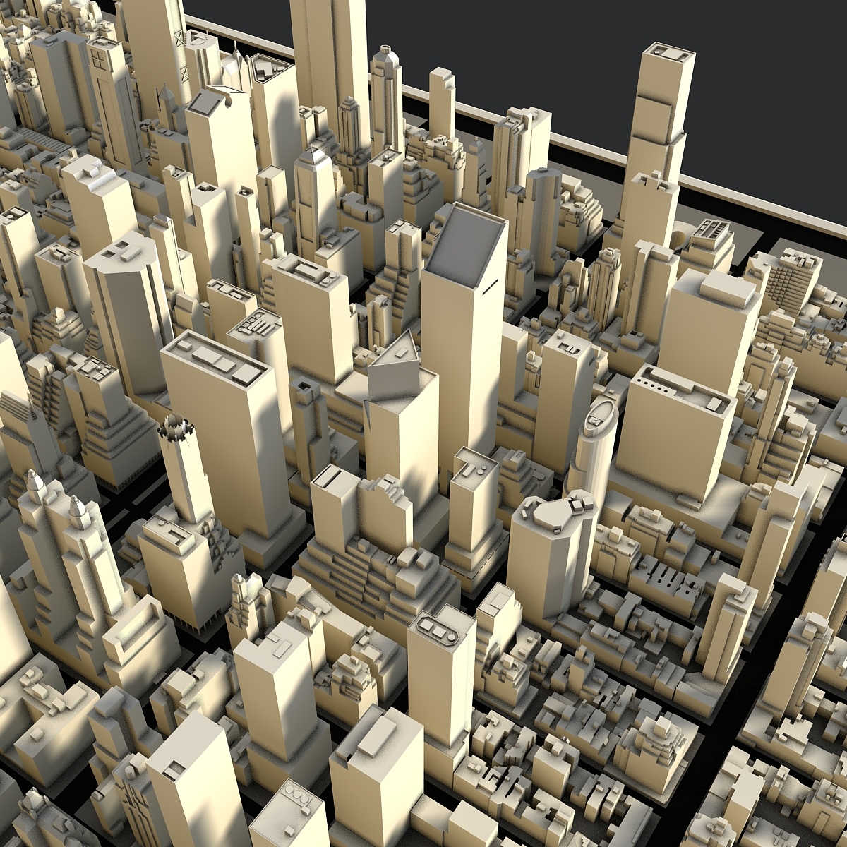 3d new york manhattan model