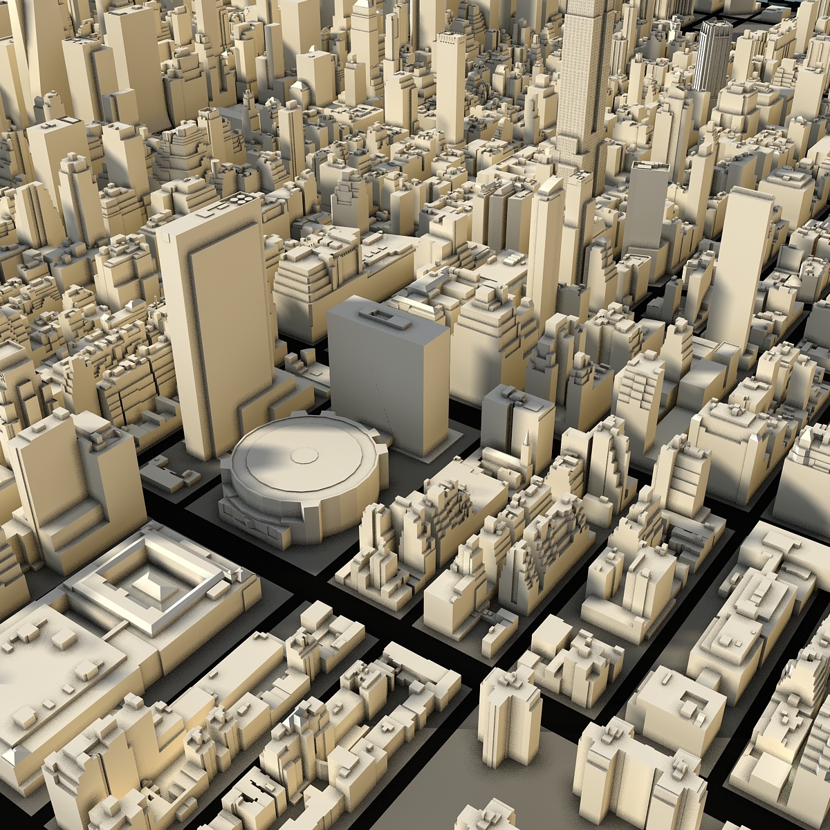 3d new york manhattan model