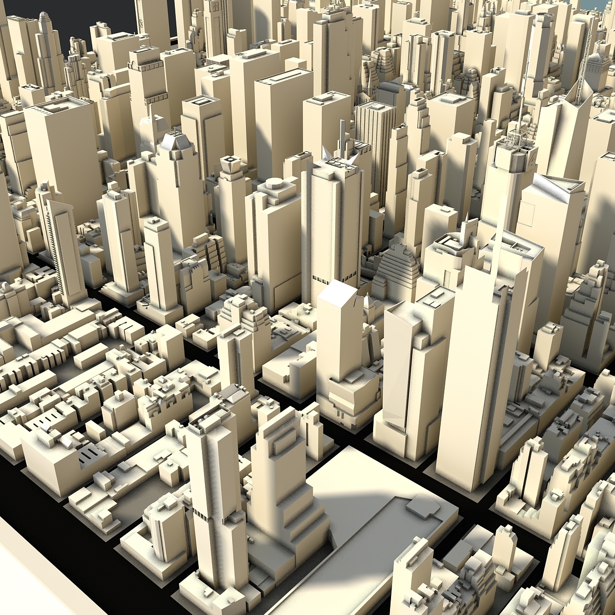 3d new york manhattan model