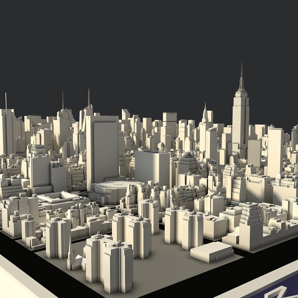 3d new york manhattan model