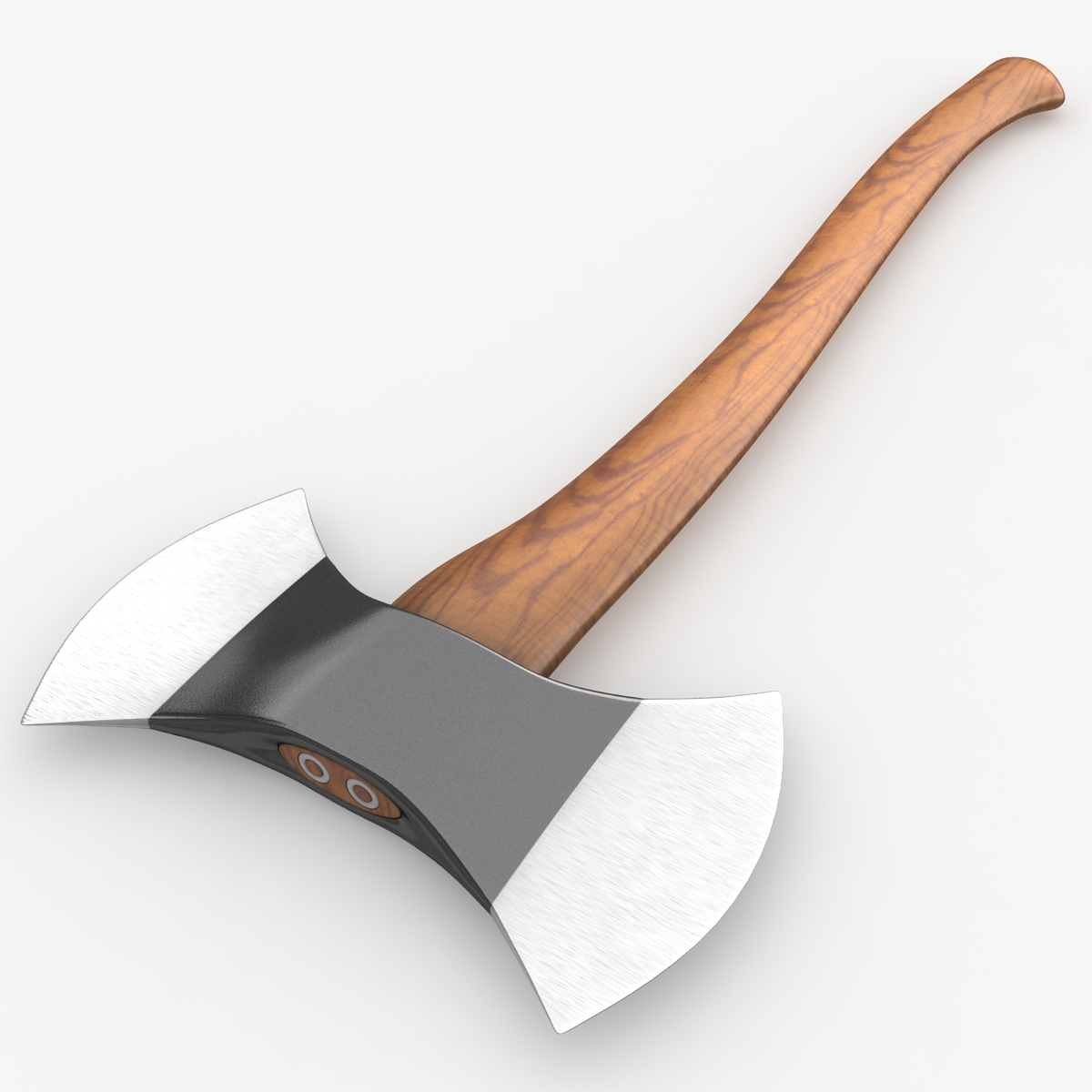 3d model realistic axe set