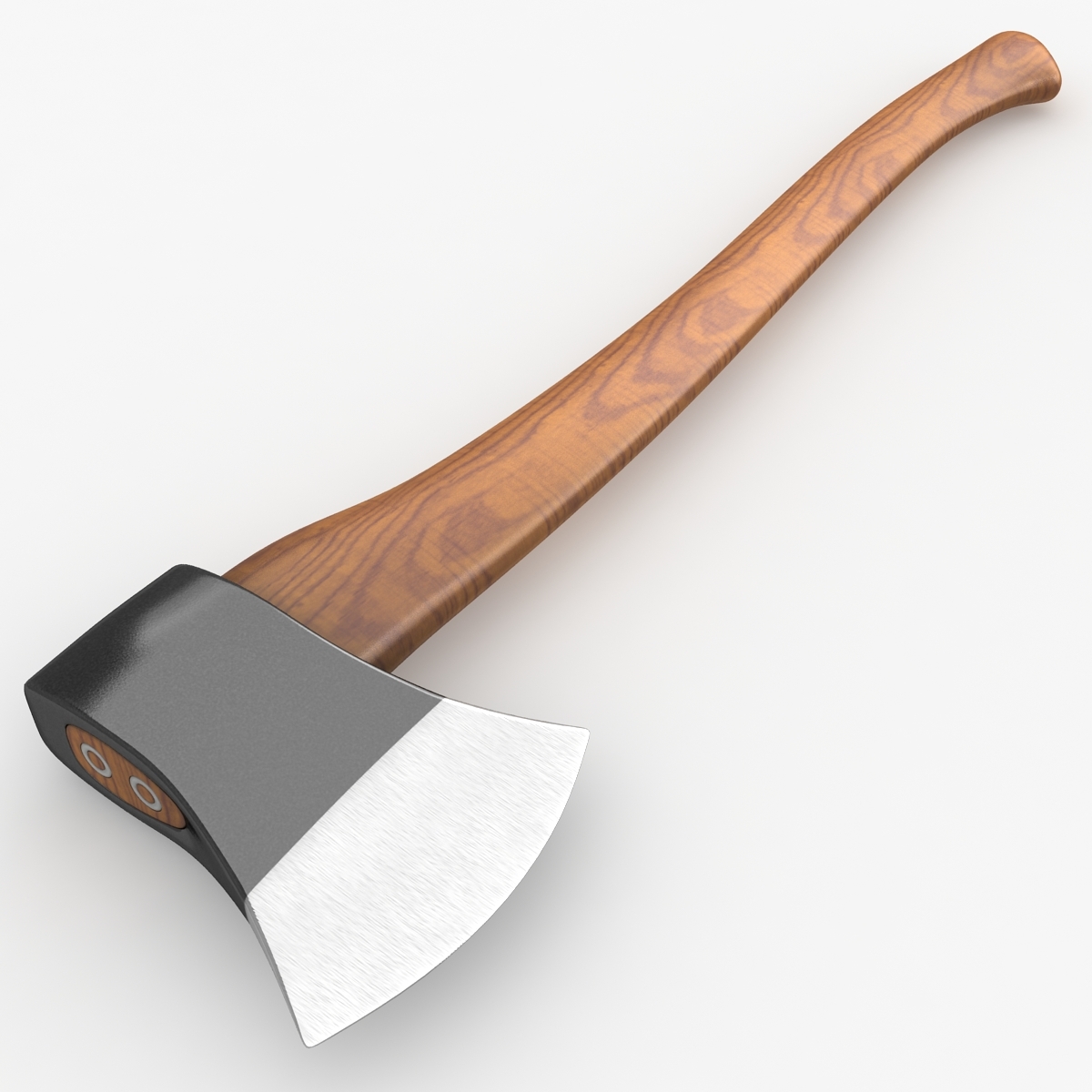 3d model realistic axe set