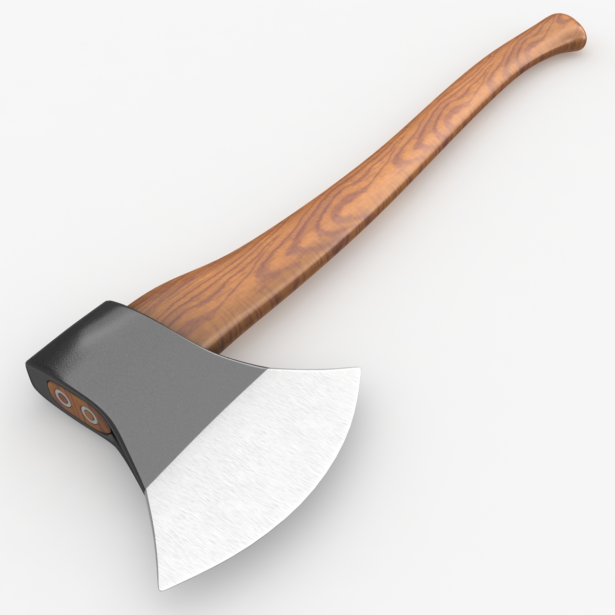 3d model realistic axe set