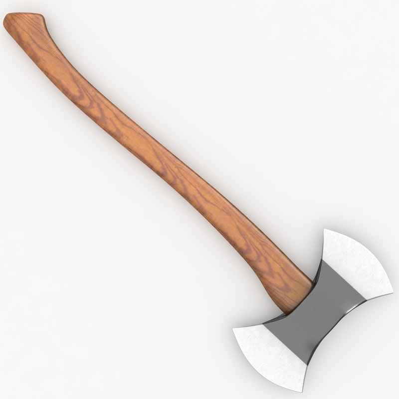 3d realistic axe 3 model