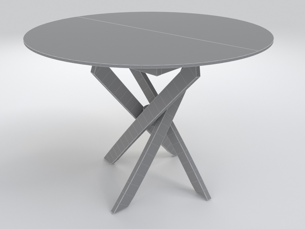 3d model kitchen table