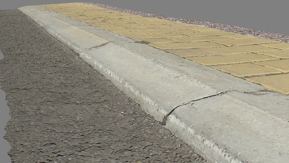 3d curb 2 model