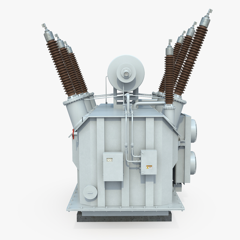 3d power transformer model