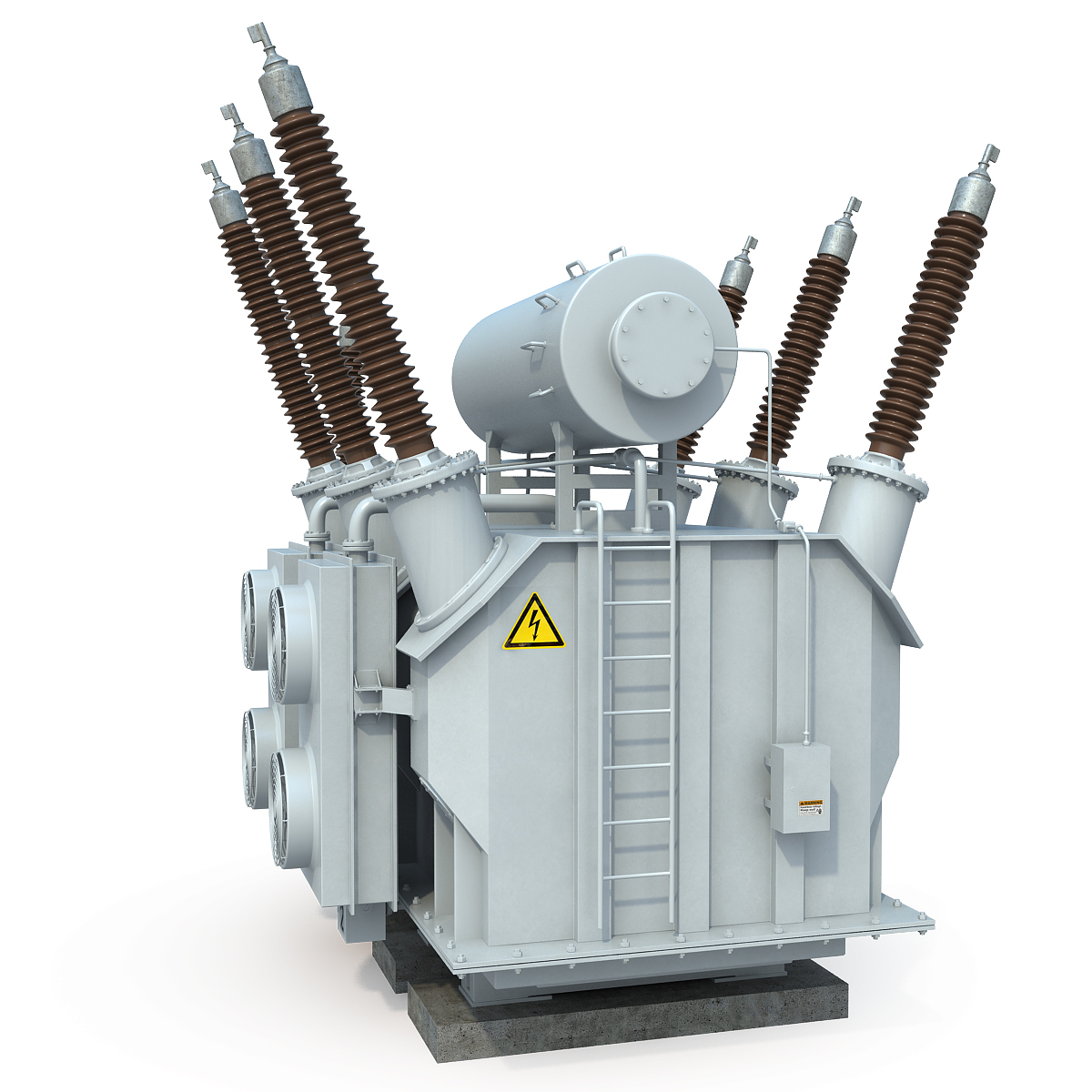 3d power transformer model
