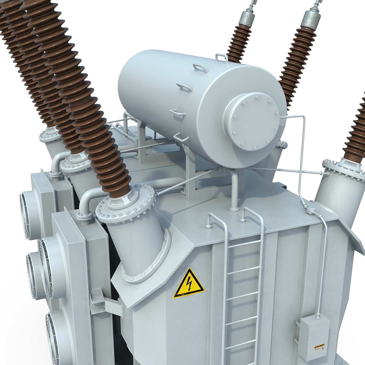 3d power transformer model