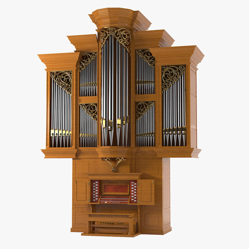 3d model pipe organ