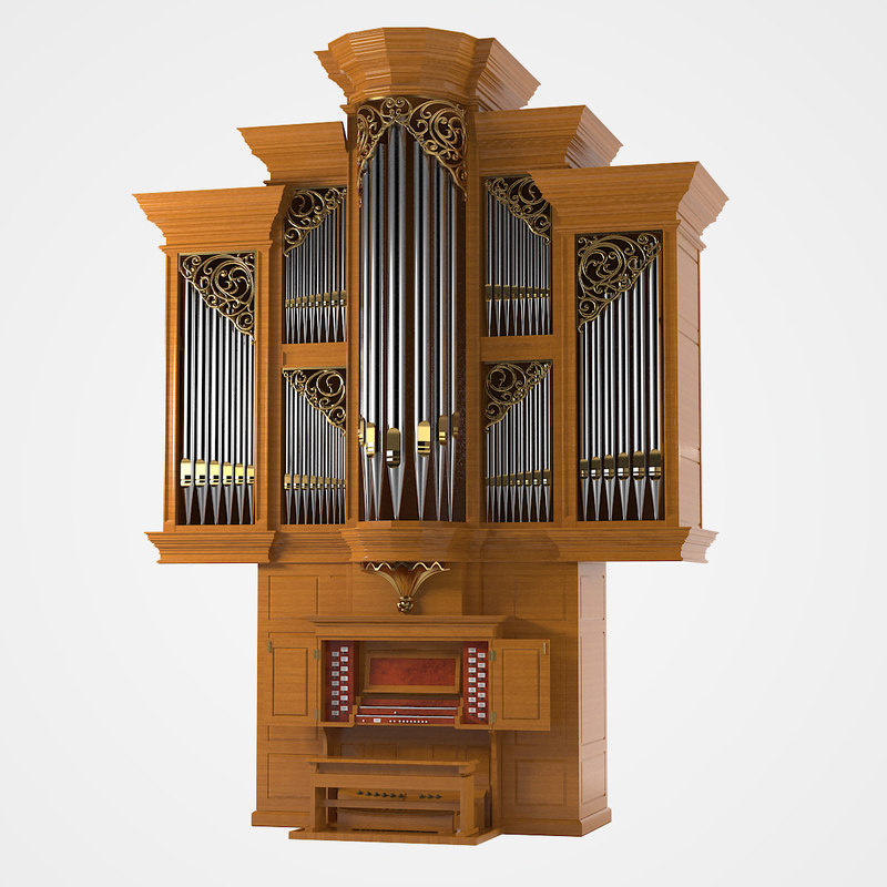 3d model pipe organ