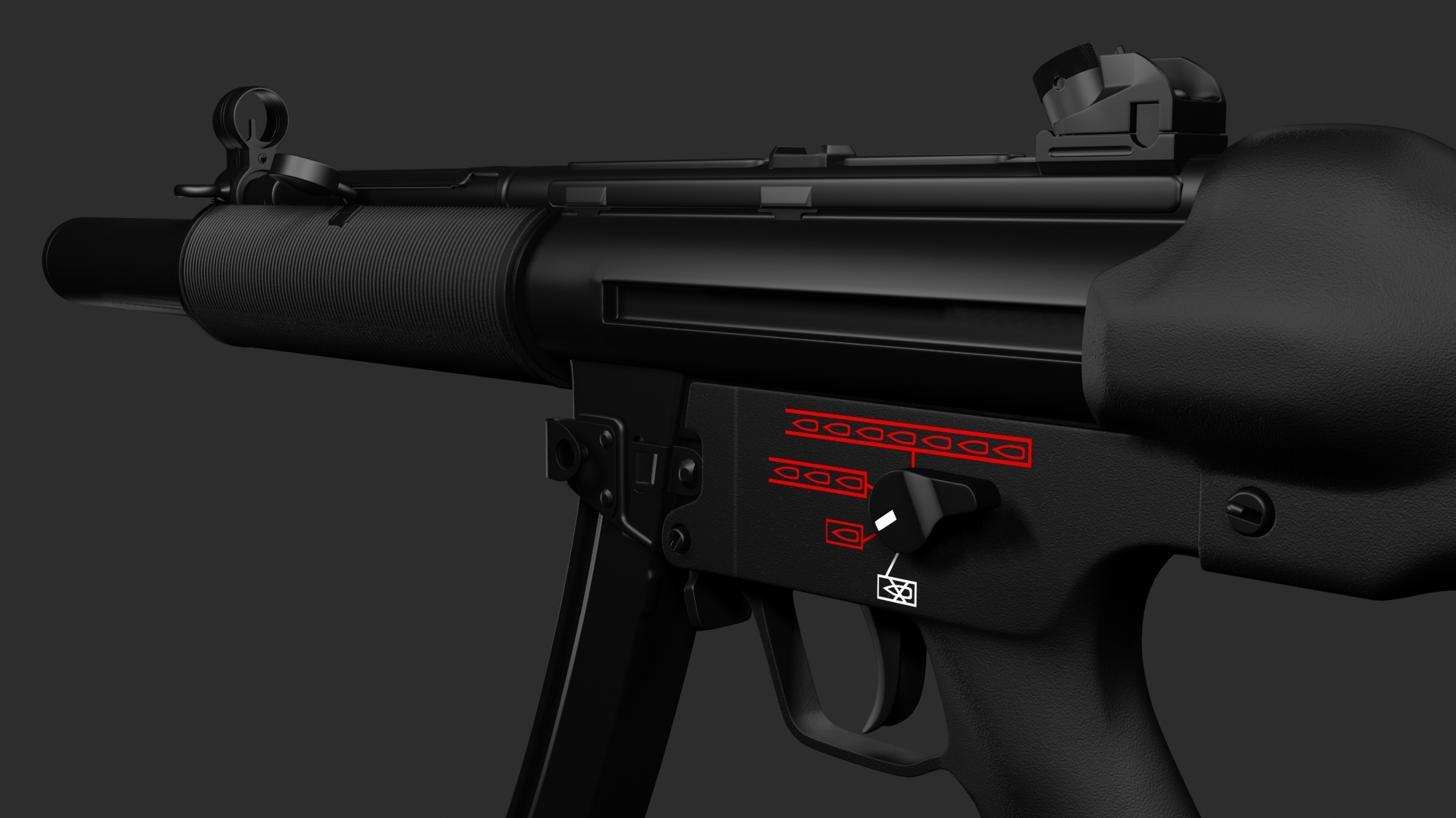 mp5 sd5 3d max