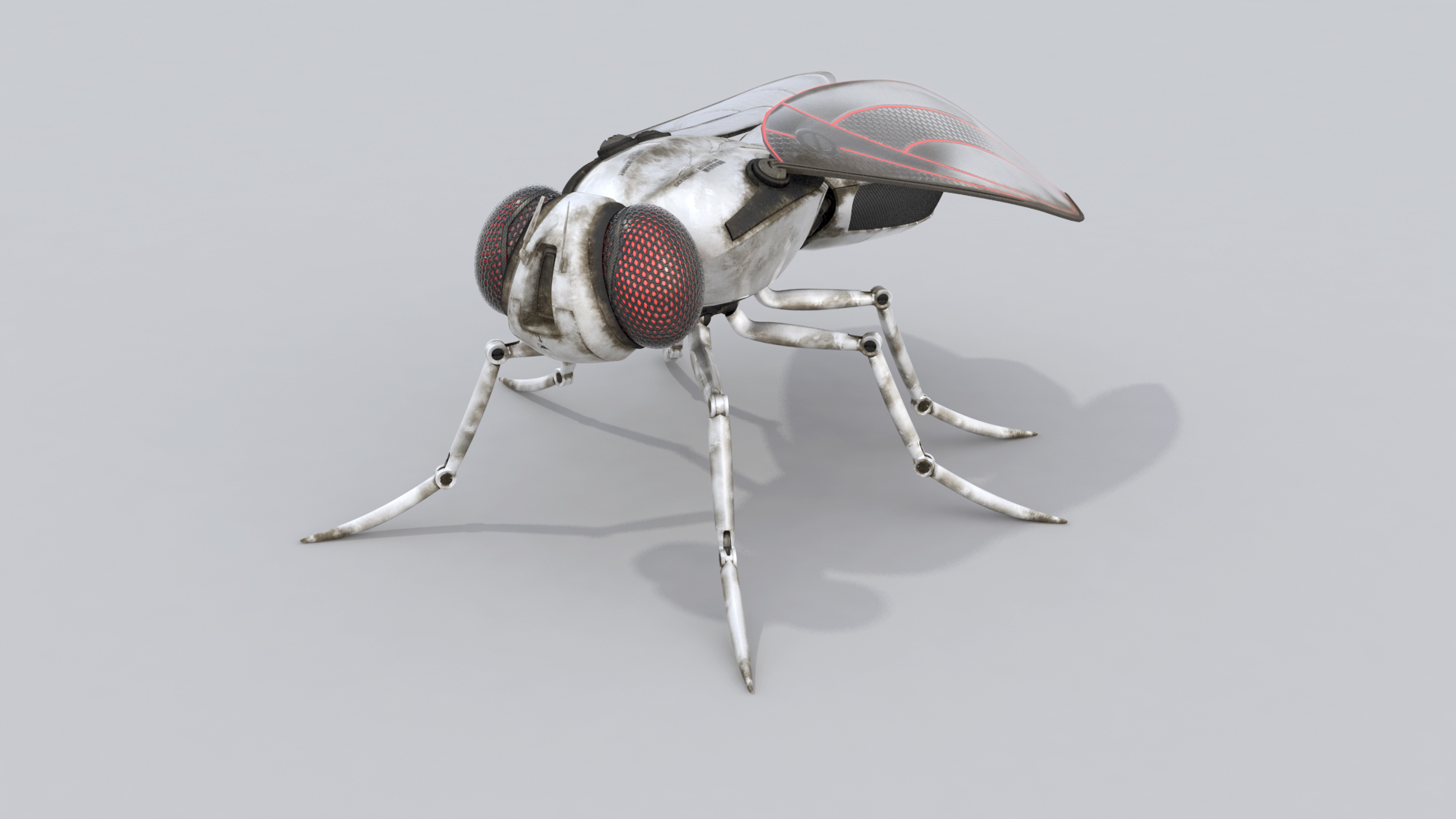 robot fly 3d model