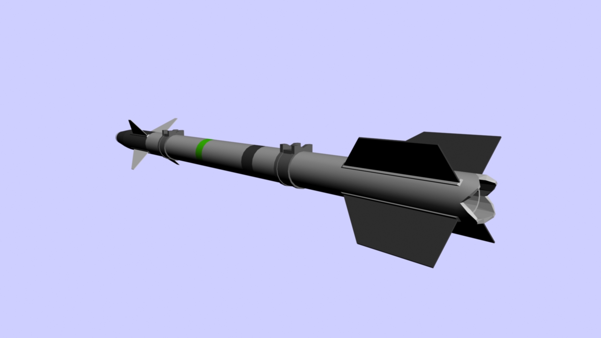 免费AIM-9导弹3D模型 - TurboSquid 846050