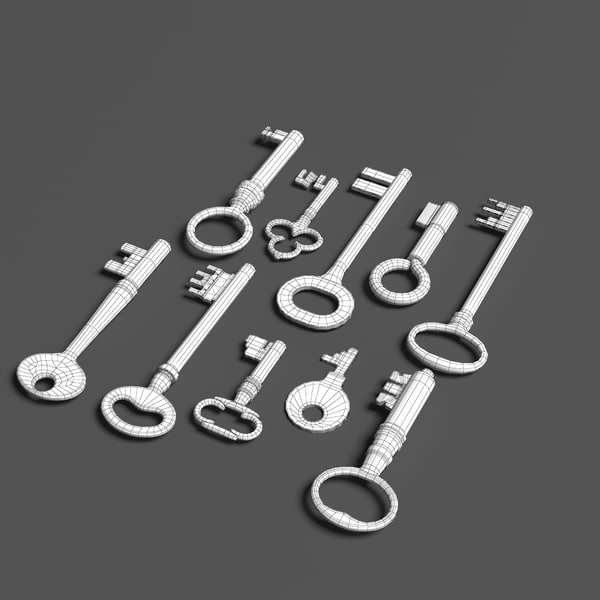 3d model keys 10