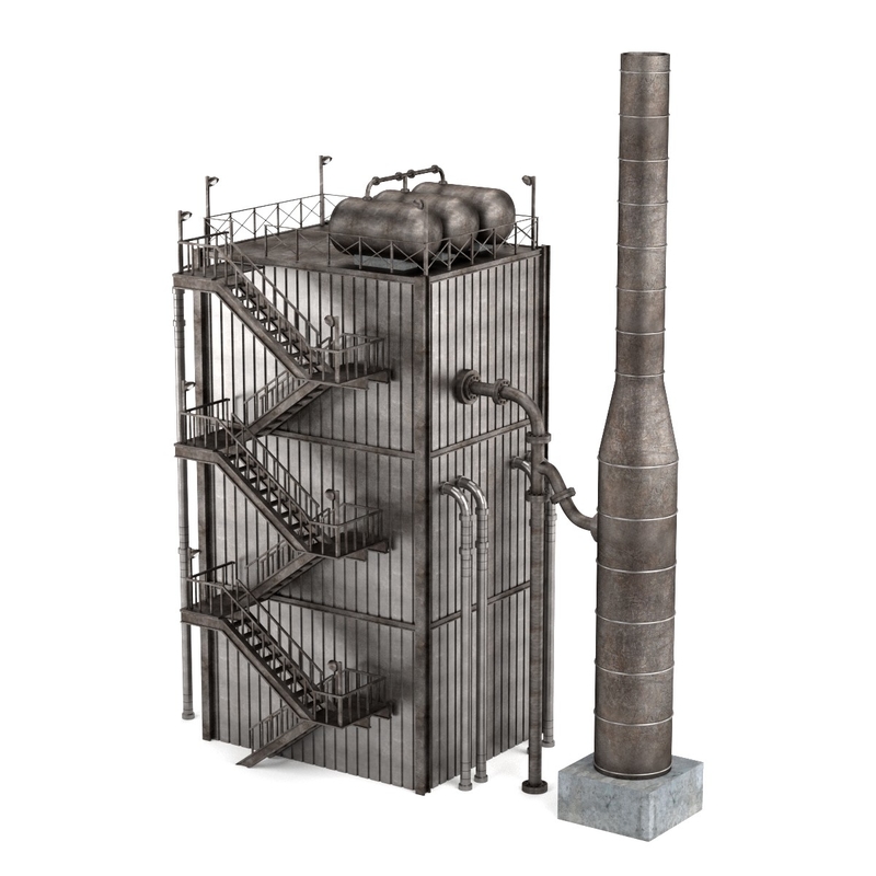 3d model reformer refinery