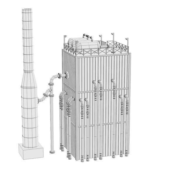 3d model reformer refinery